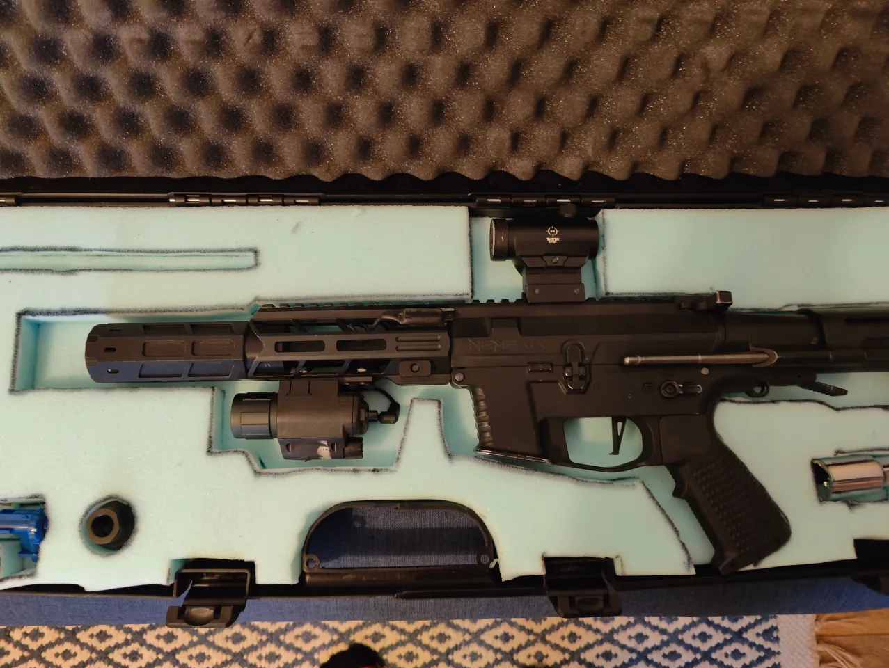 Suppressor Barrel Extension Airsoft X9 Nemesis ARP by Lord Radford ...