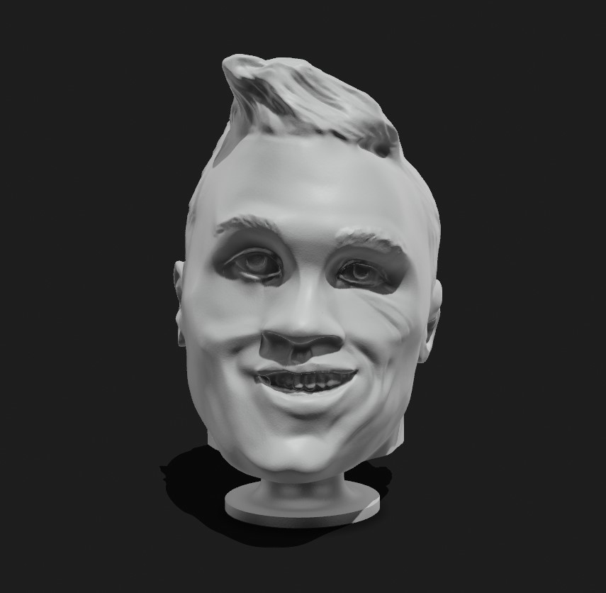 Creepy Ronaldo Bobblehead by SirZapsALot | Download free STL model ...