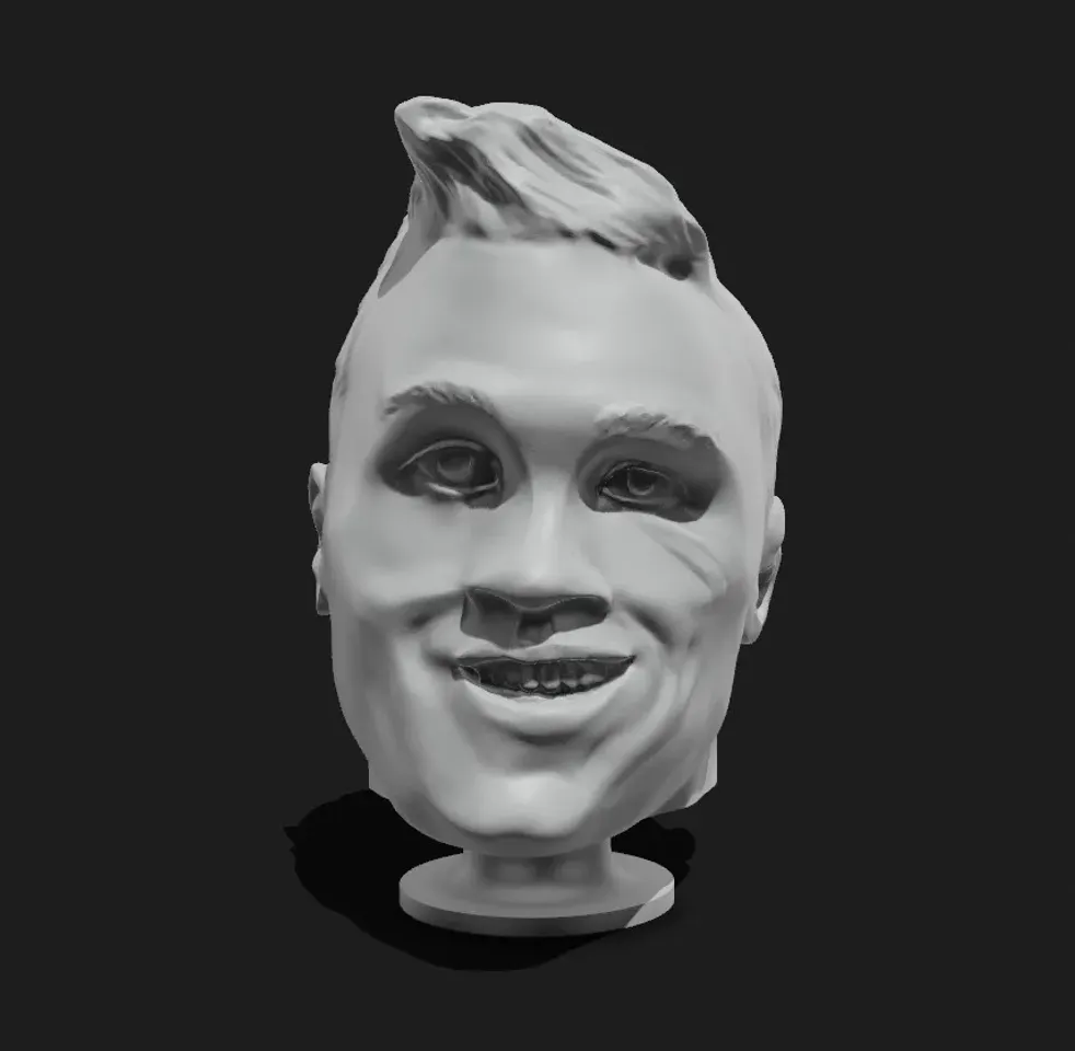 Creepy Ronaldo Bobblehead by SirZapsALot | Download free STL model ...