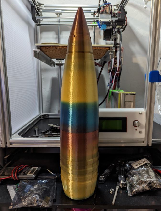 Coin bank slotted top for 8.8cm shell by hi_im_sean | Download free STL ...