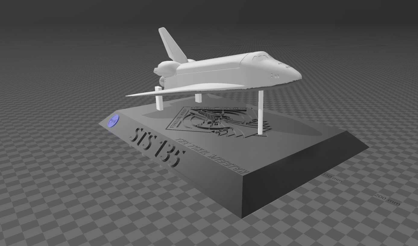 STS 135 Sockel by 3D Shuttle | Download free STL model | Printables.com