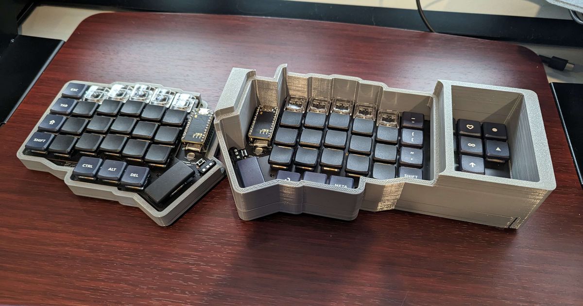 Breeze Keyboard - Travel Insert by PhaseLoss | Download free STL model ...