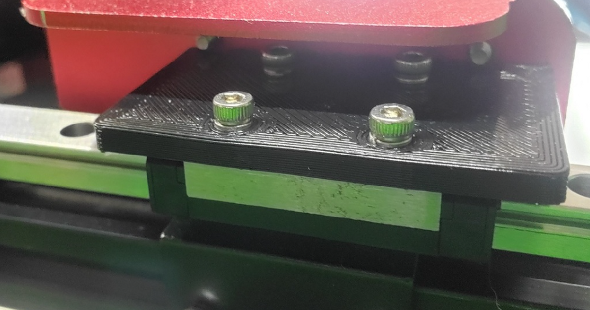 CR-10S Pro X Carriage Linear Rail Carriage by Stephen | Download free ...