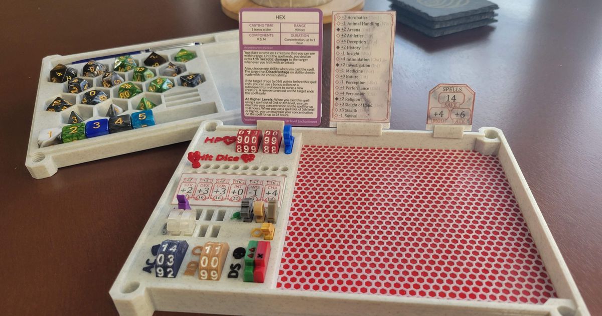 Remixed D&D Dice Box/Tracker for Firbolg Hexblade (Strixhaven) by ...