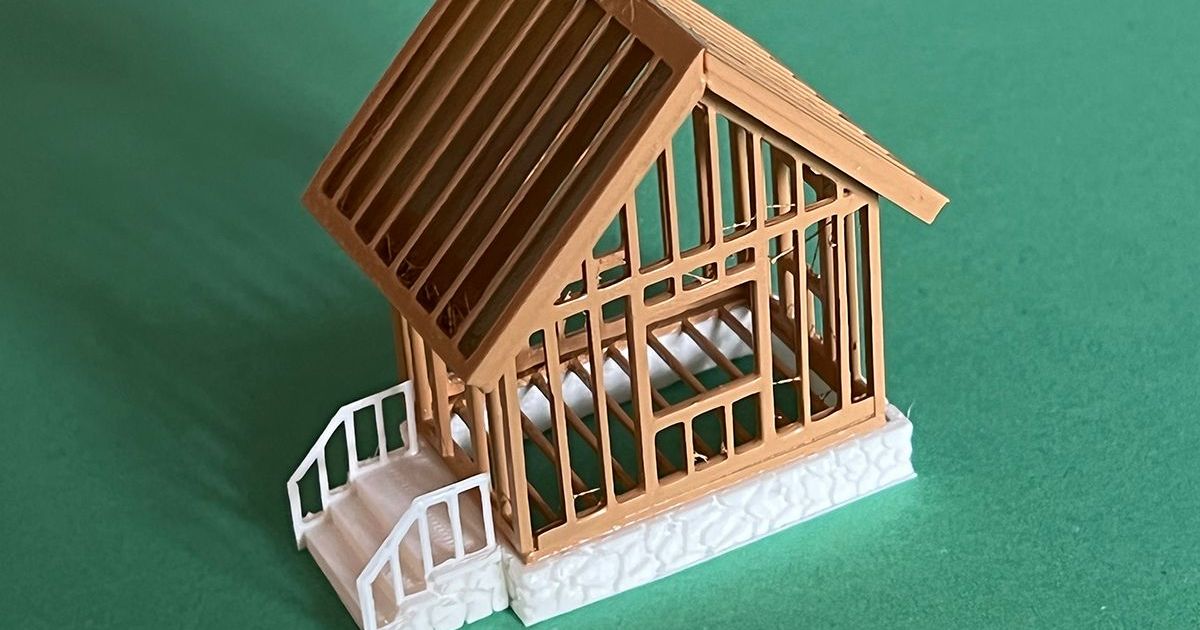 SHACK UNDER CONSTRUCTION HO SCALE by Juniper | Download free STL model ...