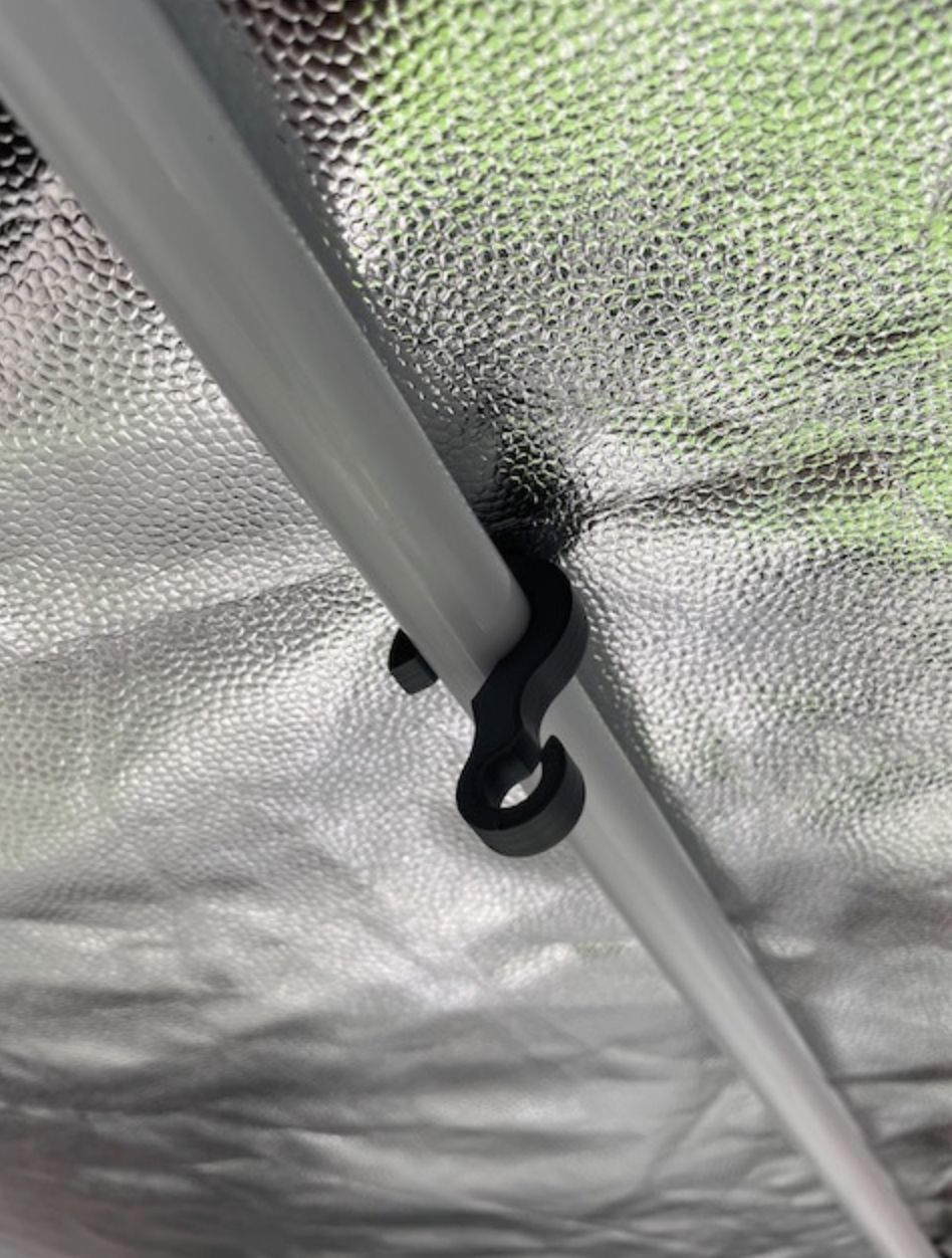 Grow Tent Hangar Clip for 16mm Poles - great for trellis supports by ...