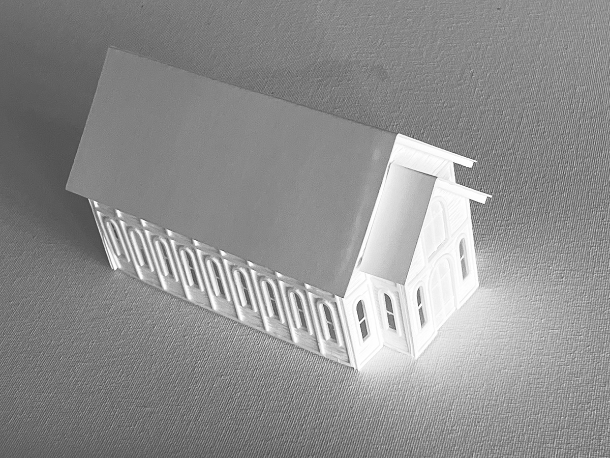 OLD LITTLE CHURCH HO (1/87th) SCALE by Juniper | Download free STL ...