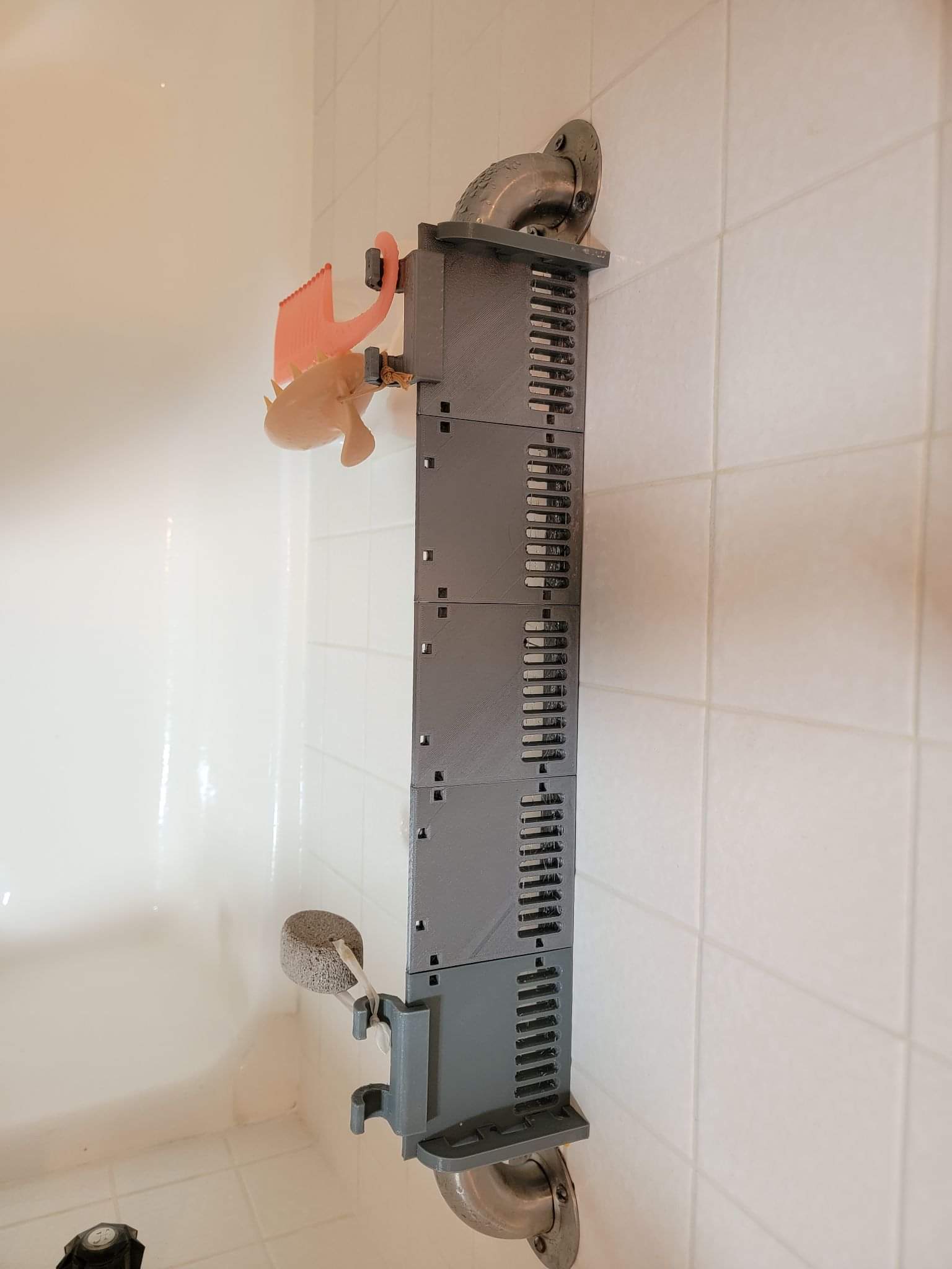 Shower Handle Shelf by archaicWinter | Download free STL model ...
