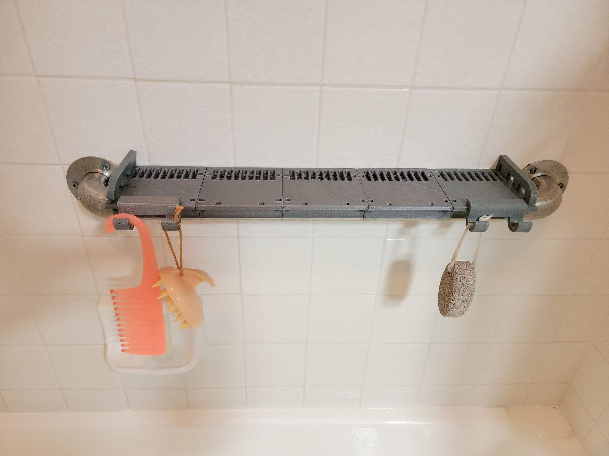 Shower Handle Shelf by archaicWinter | Download free STL model ...