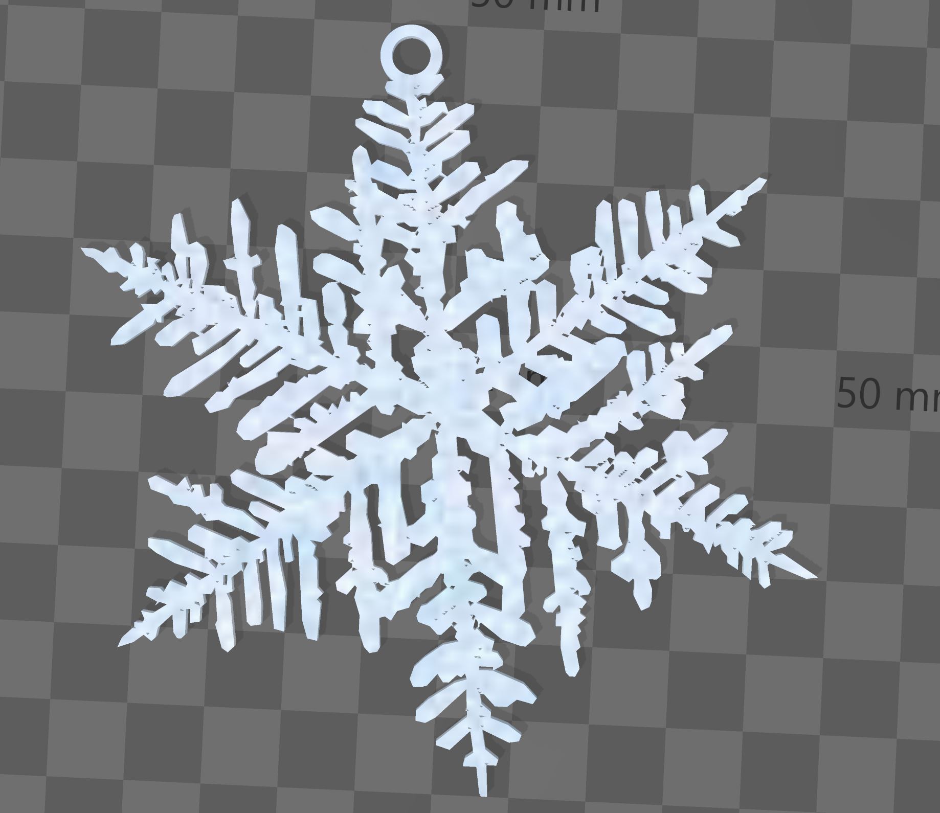 real snowflakes ornament by B3dprint | Download free STL model ...