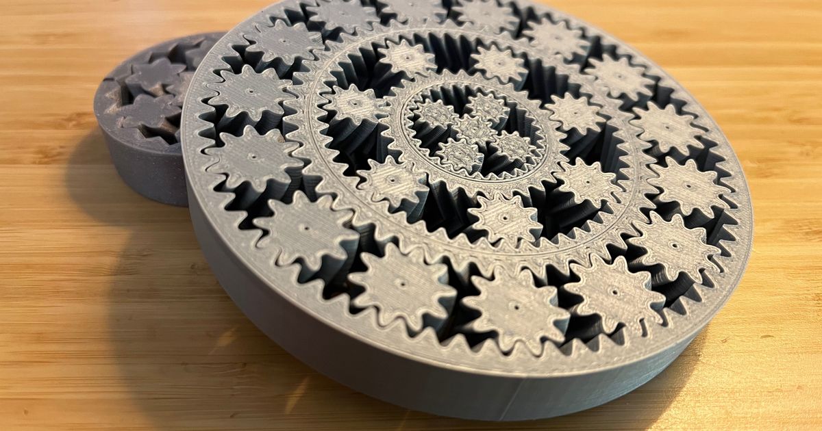 Print in Place 3 in 1 Planetary Gears von Dangineering | Kostenloses ...