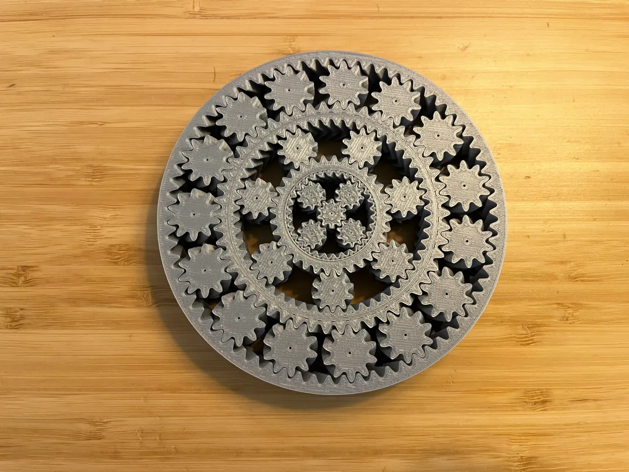 Print in Place 3 in 1 Planetary Gears by Dangineering | Download free ...