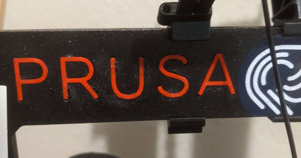Prusa Frame Inlay by amgovela | Download free STL model | Printables.com