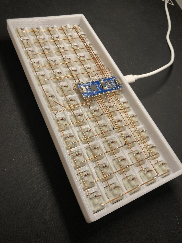 Preonic keyboard case by davide_molino | Download free STL model ...