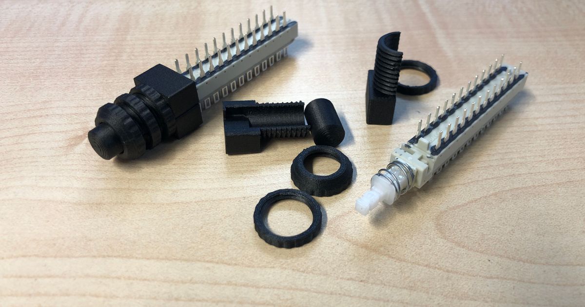 Itt Cannon Schadow Button by MrHegger | Download free STL model ...