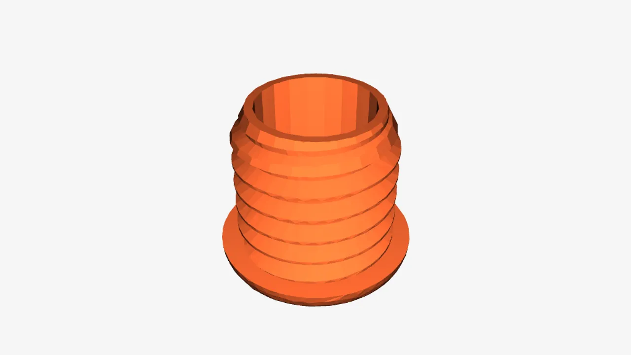 5mm LED holder including nut. by Old-Steve | Download free STL model ...