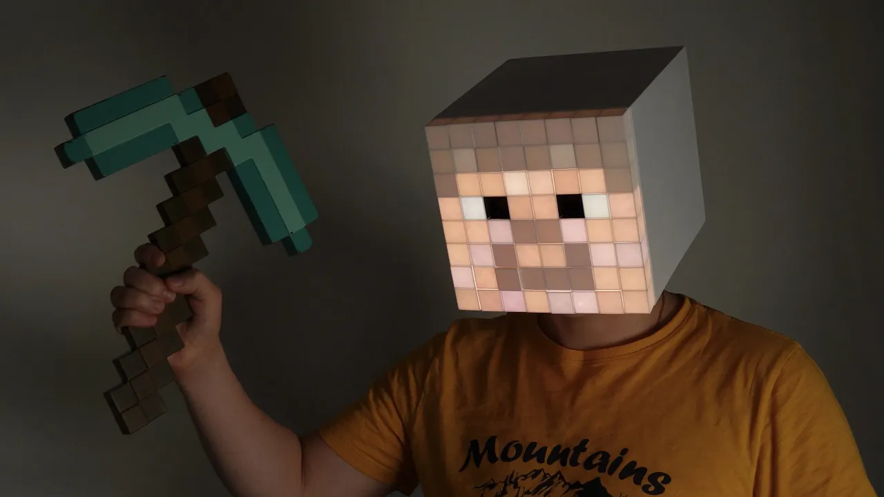 Minecraft Mask Print Out
