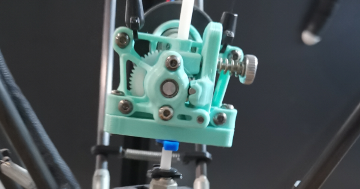 Delta flying extruder Sherpa Mini von SIVIS | Kostenloses STL-Modell ...