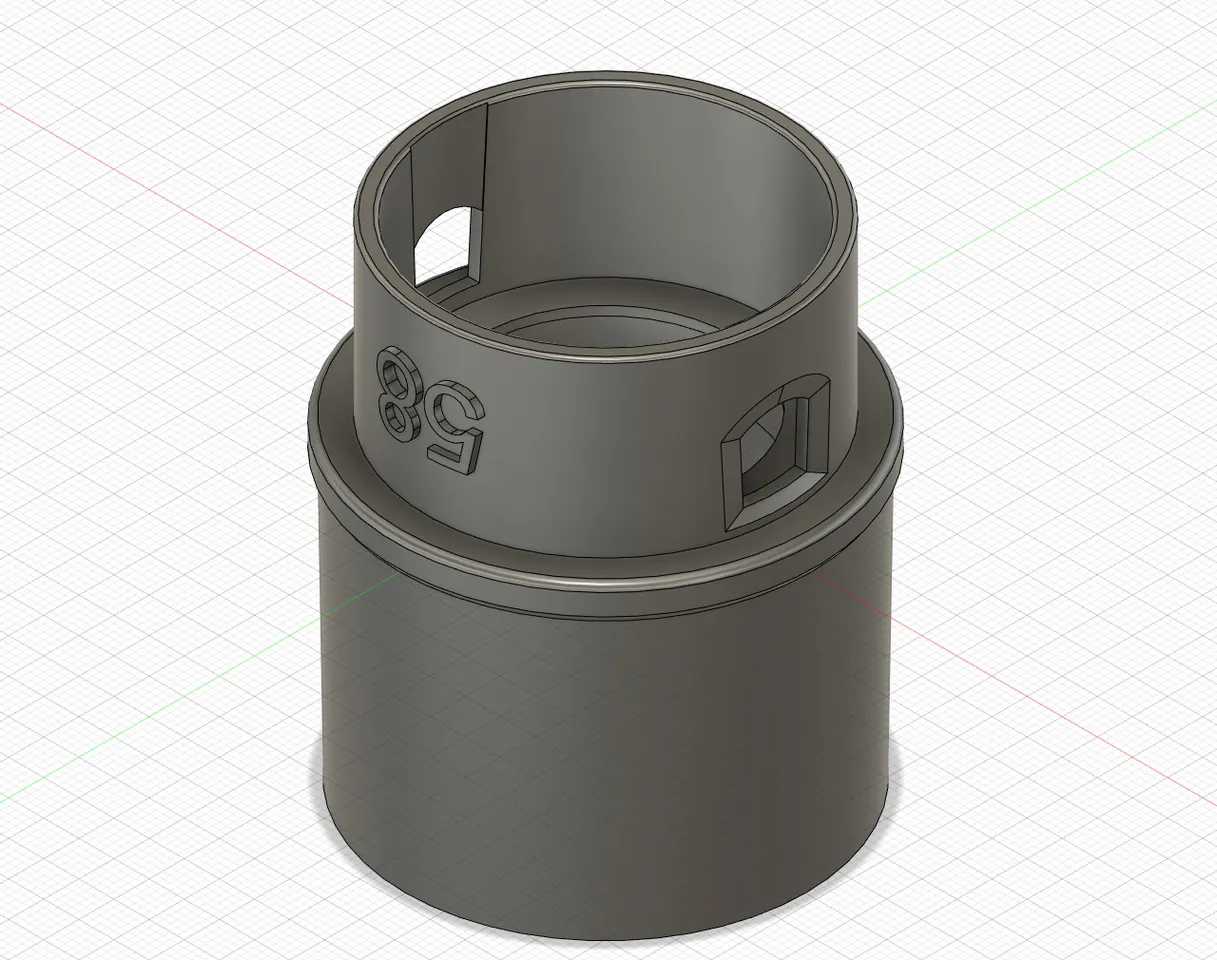 BOSCH RA1171 Dust Port Adapter 58 mm with "click and clean" hose ...