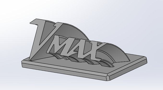 Yamaha VMAX logo by Félix Corriveau | Download free STL model ...