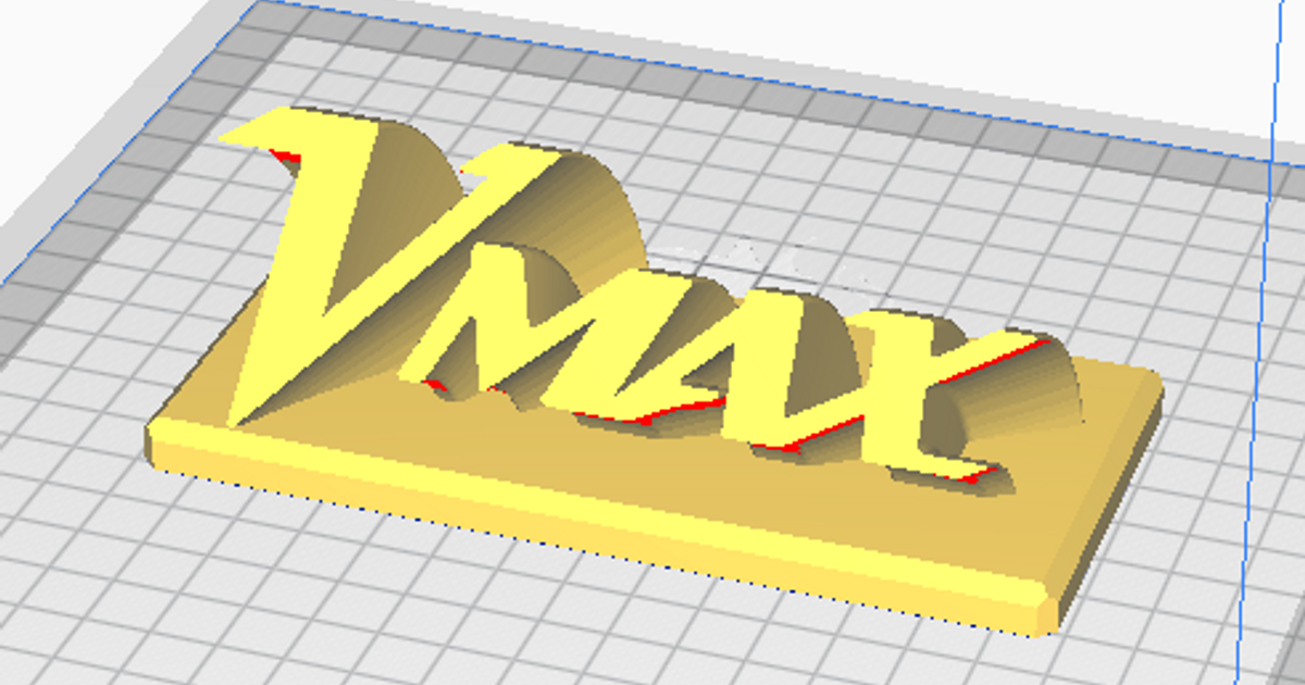 Yamaha VMAX logo by Félix Corriveau | Download free STL model ...