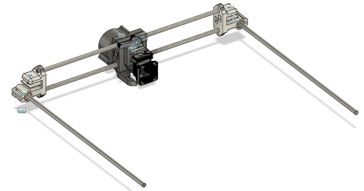Remade smartrapcore X carriage, Y carriage, and extruder holder for the ... Remade smartrapcore X carriage, Y carriage, and extruder holder for the ...