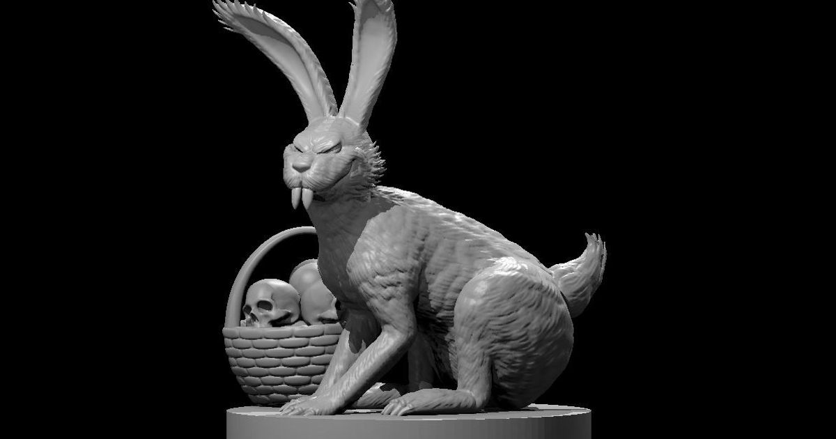 Evil Easter Bunny by MZ4250 | Download free STL model | Printables.com