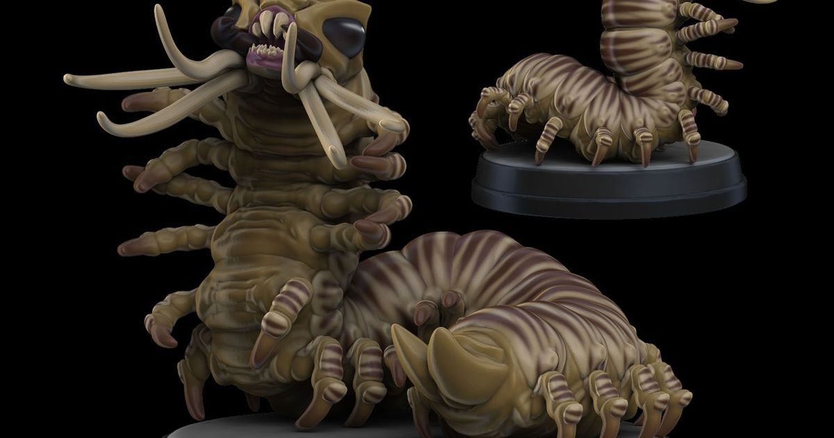 Carrion Crawler / Giant Centipede / Burrowing Abberation Mini by ...