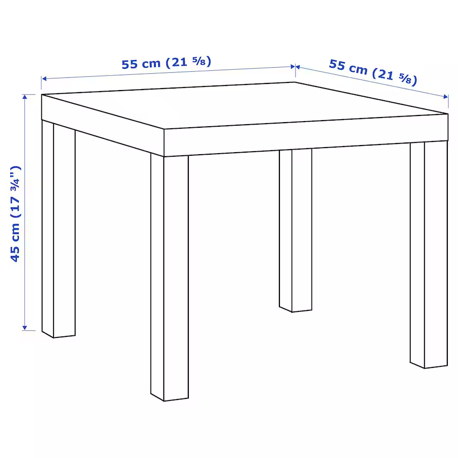 IKEA Lack Side Table Model (FreeCAD) by Books | Download free STL model ...