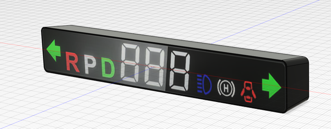 Tesla HUD - Yonzee HUD mini by RamjetX | Download free STL model ...