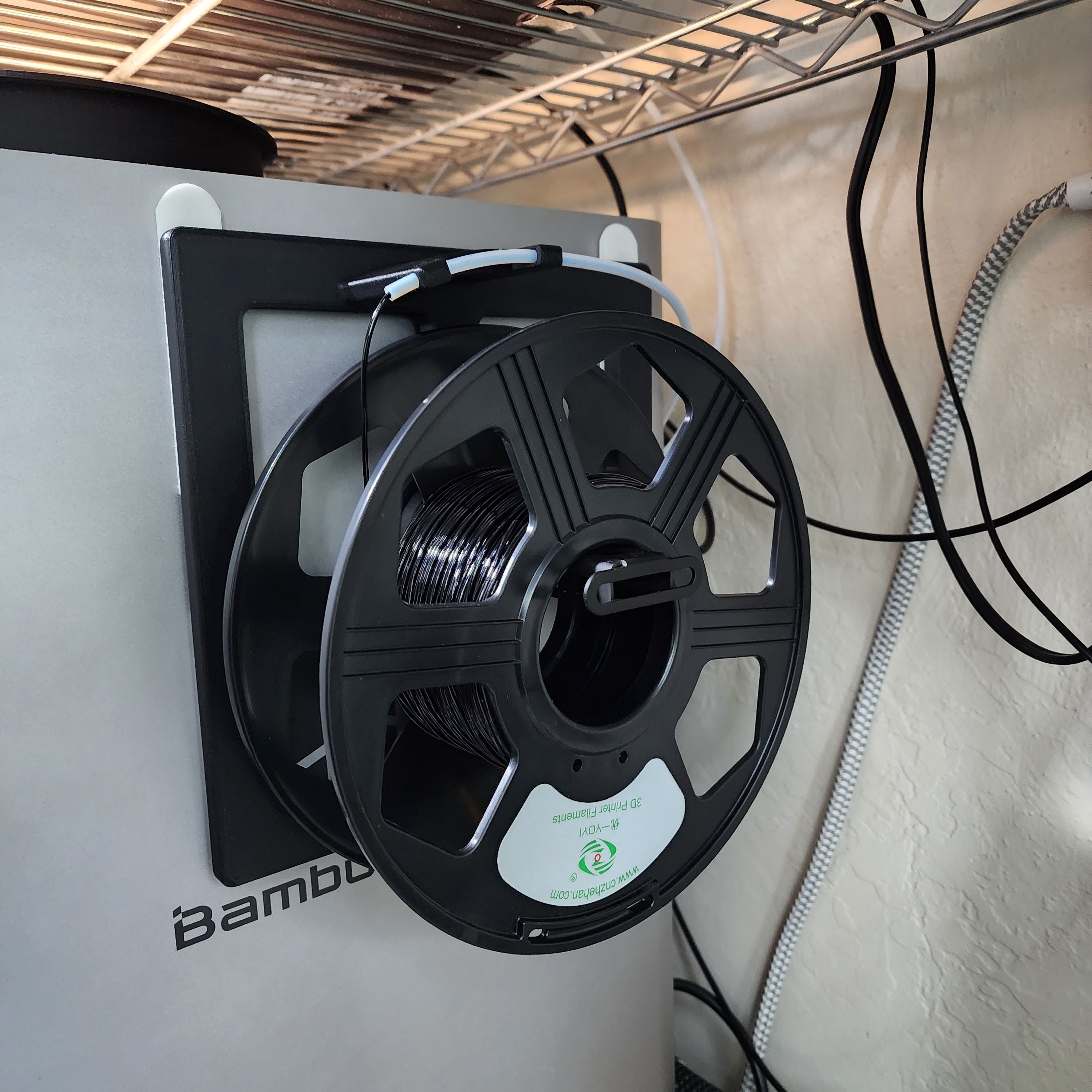 Bambu X1 side mounted spool holder by wbphelps | Download free STL ...