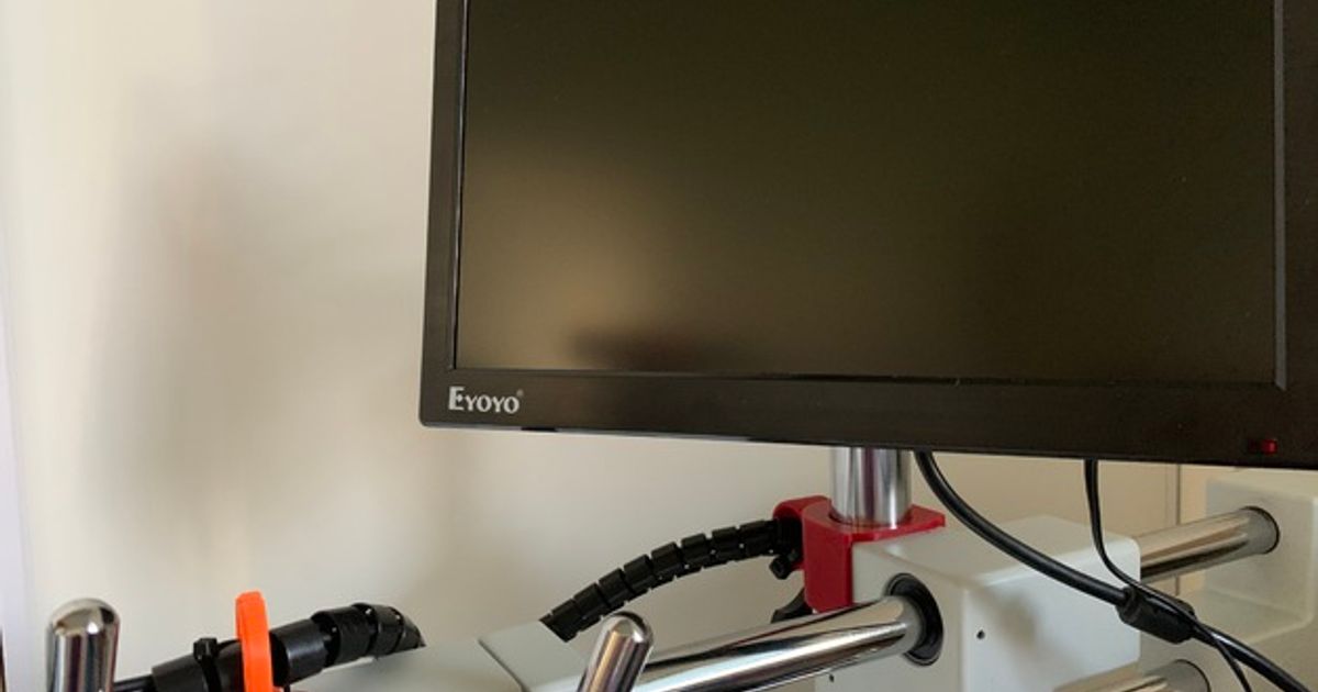 Amscope Microscope VESA Monitor Clamp by nhand42 | Download free STL ...