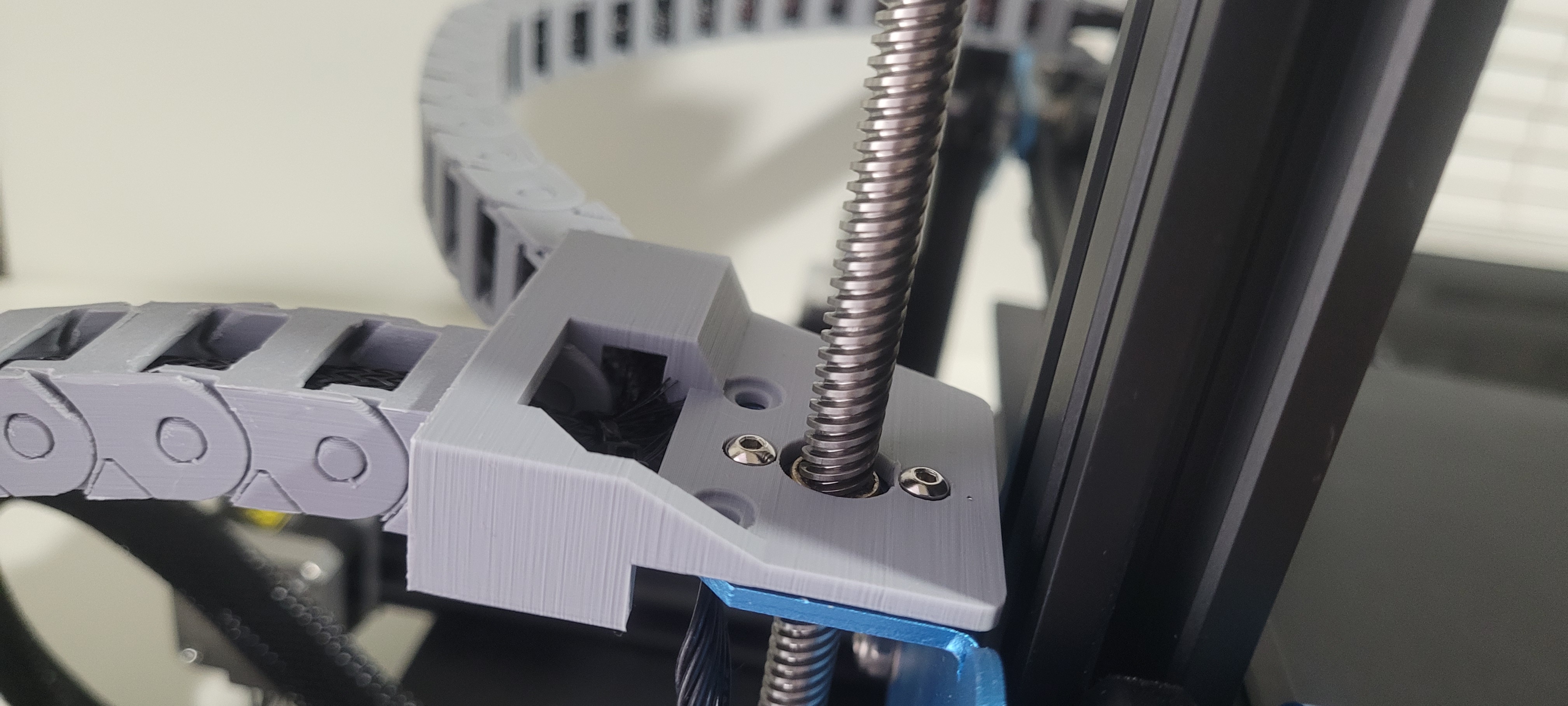 Extruder and Gantry support for 20mm cable chain link by AB | Download ...