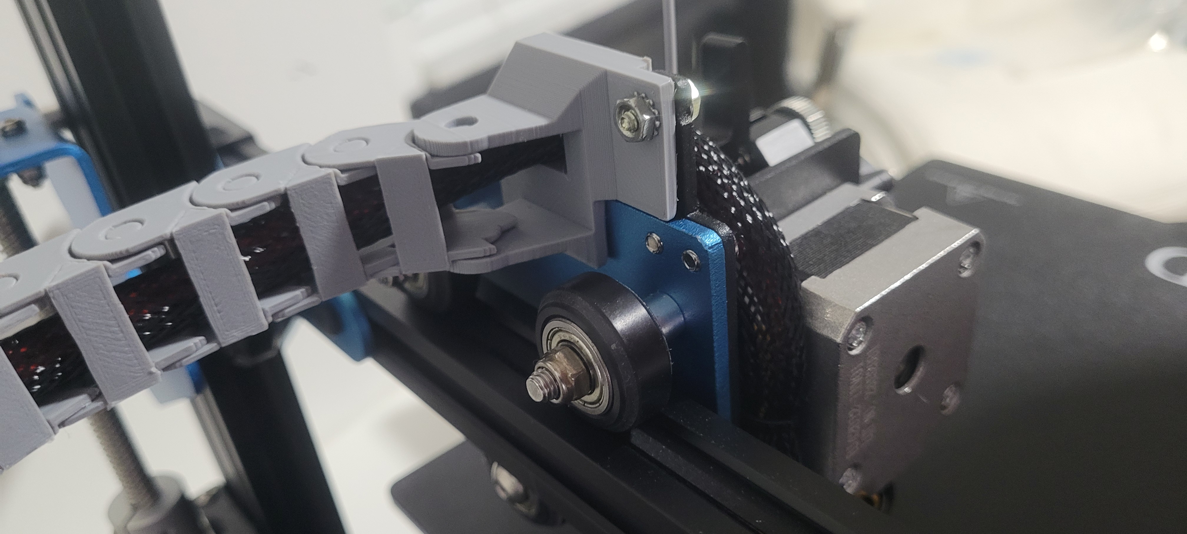 Extruder and Gantry support for 20mm cable chain link by AB | Download ...