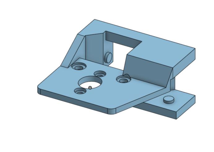 Extruder and Gantry support for 20mm cable chain link by AB | Download ...