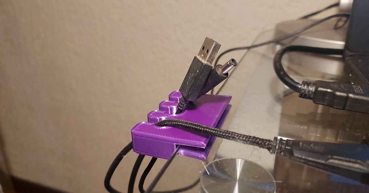 Clamp USB hanger by FerrumMonkey | Download free STL model | Printables.com