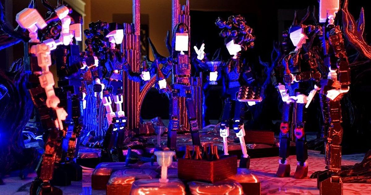Gothic Party Playset by blueMage | Download free STL model | Printables.com