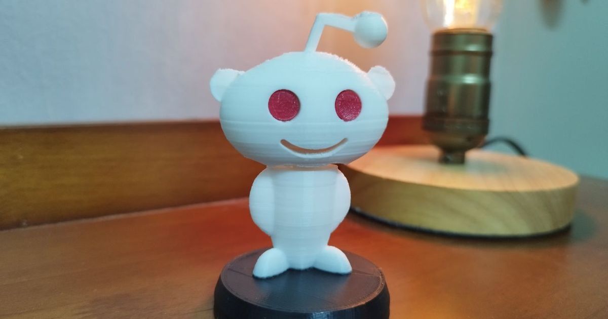Reddit's Snoo Bobblehead by Deadmann | Download free STL model ...