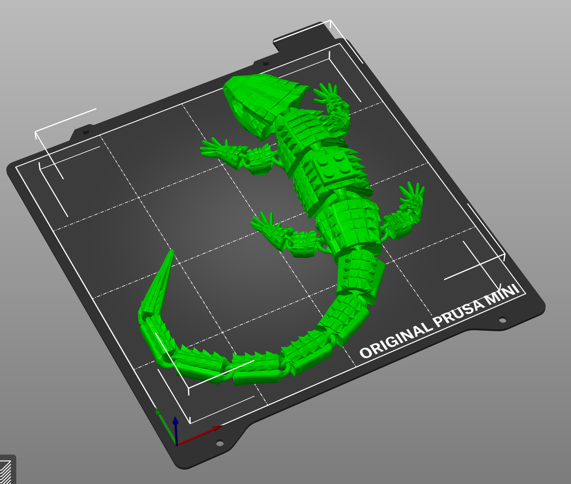 Onward mighty Lego Lizard! by HdN | Download free STL model ...