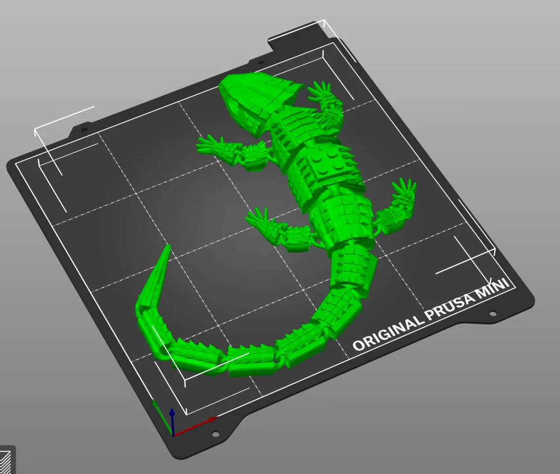 Onward mighty Lego Lizard! by HdN | Download free STL model ...