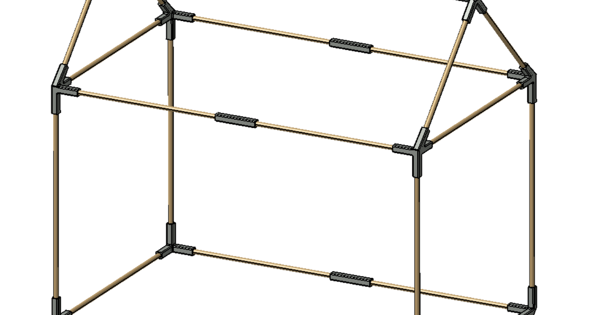 Kinderhaus im Space-Frame Design by Melz.01 | Download free STL model ...