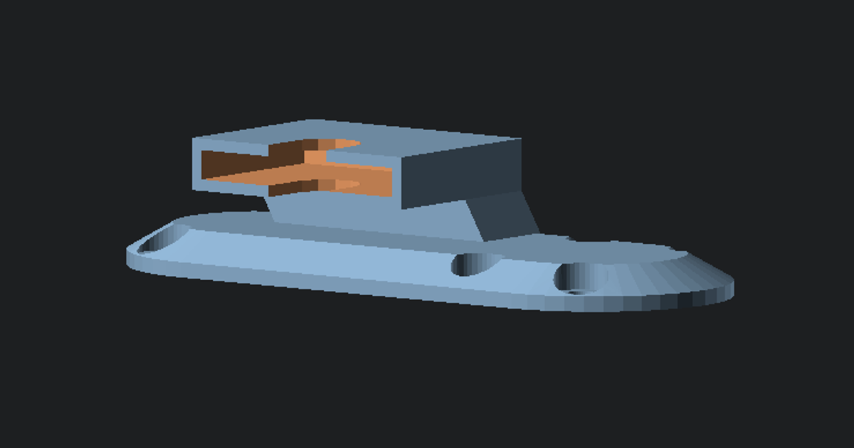 Smart Filament Sensor Mount by Dave Long | Download free STL model ...