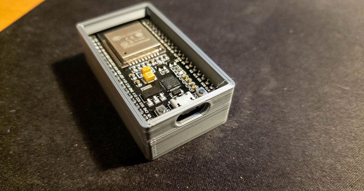 ESP32 XC3800 basic case by mch | Download free STL model | Printables.com