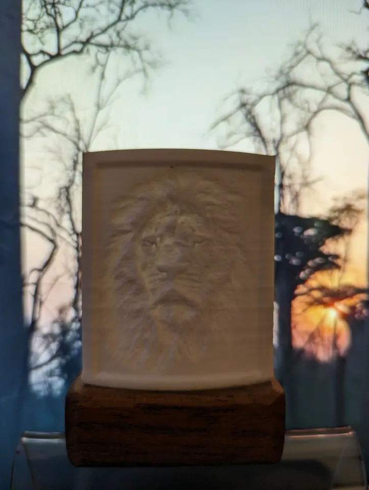 Lion Lithophane by 3D Jak | Download free STL model | Printables.com