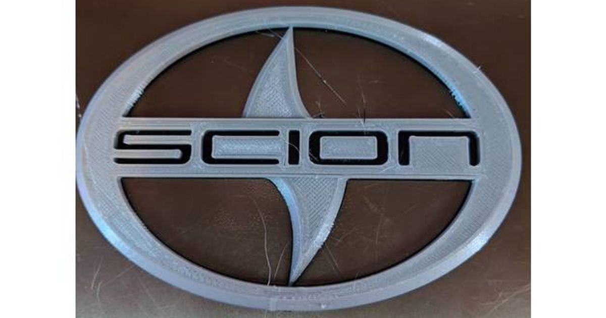 Scion Emblem by Dave O | Download free STL model | Printables.com