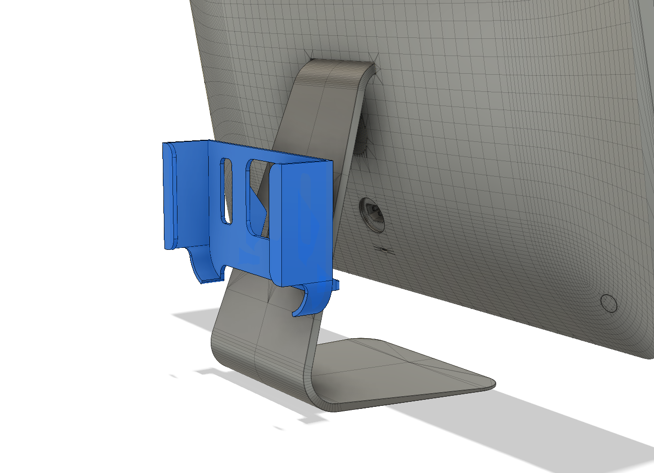 MAC MINI APPLE DISPLAY BACKSTAND by LOOD STUDIO MX | Download free STL ...