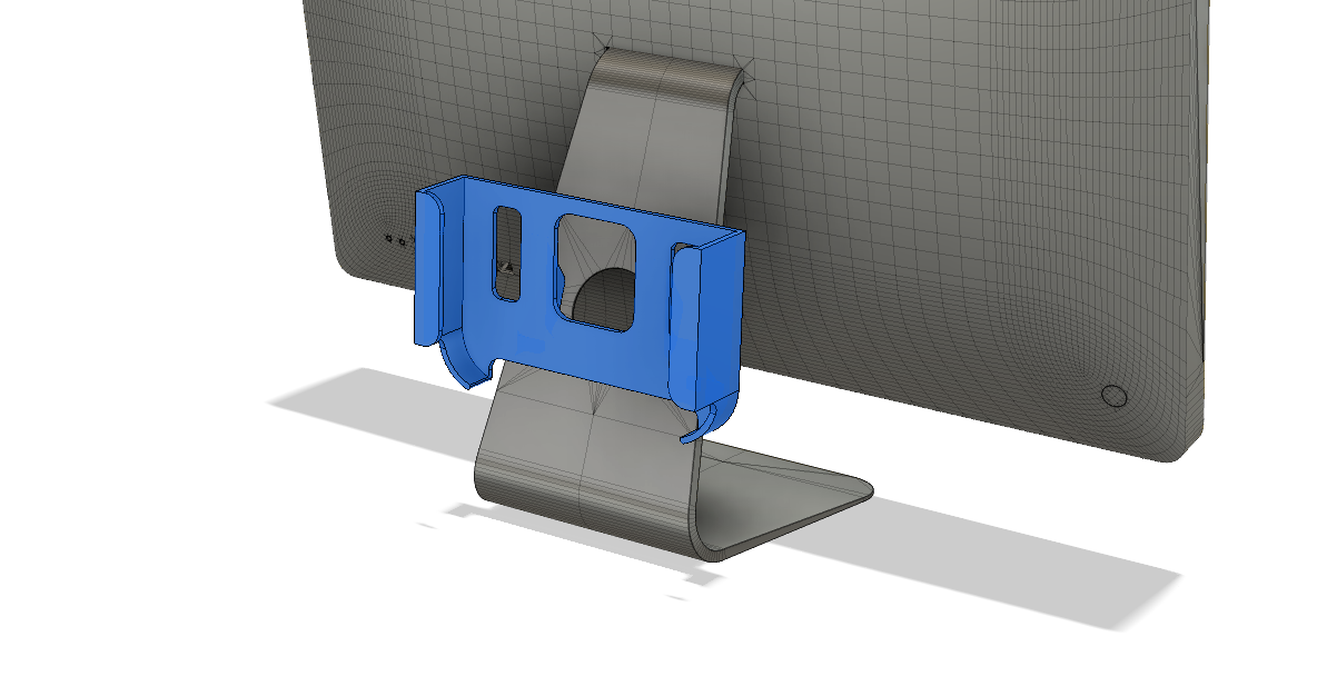 MAC MINI APPLE DISPLAY BACKSTAND by LOOD STUDIO MX | Download free STL ...