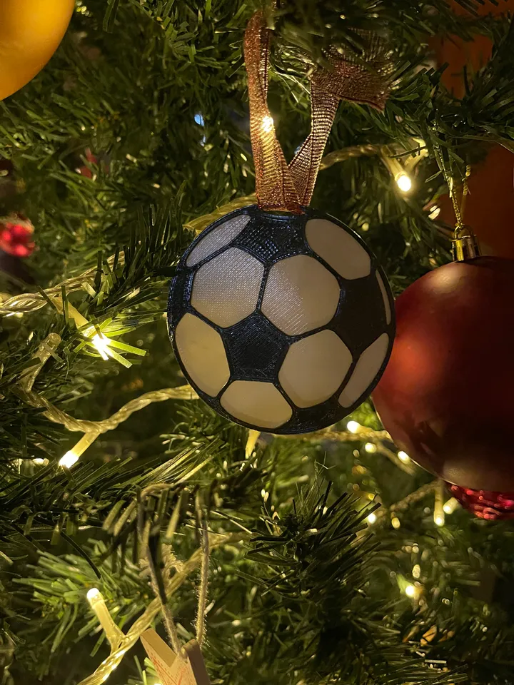 Football Tree Ornament by Lee Roberts | Download free STL model ...