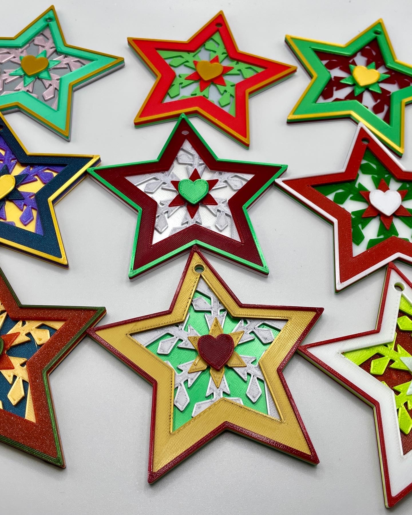 Festive Star Ornament by pezliz | Download free STL model | Printables.com