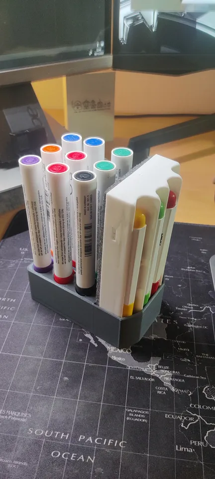 Whiteboard Marker holder by flowmingo | Download free STL model ...